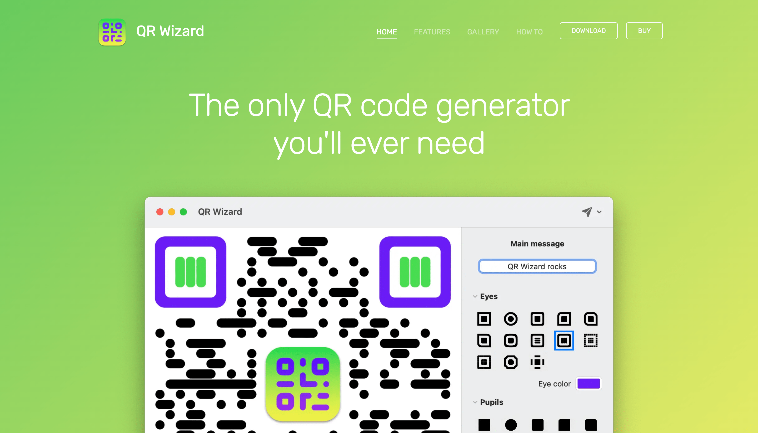 QR Wizard | QR Code generator for macOS